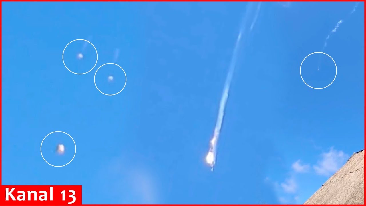 Ukrainian army released footage of Su-30M fighter jet shot down in ...