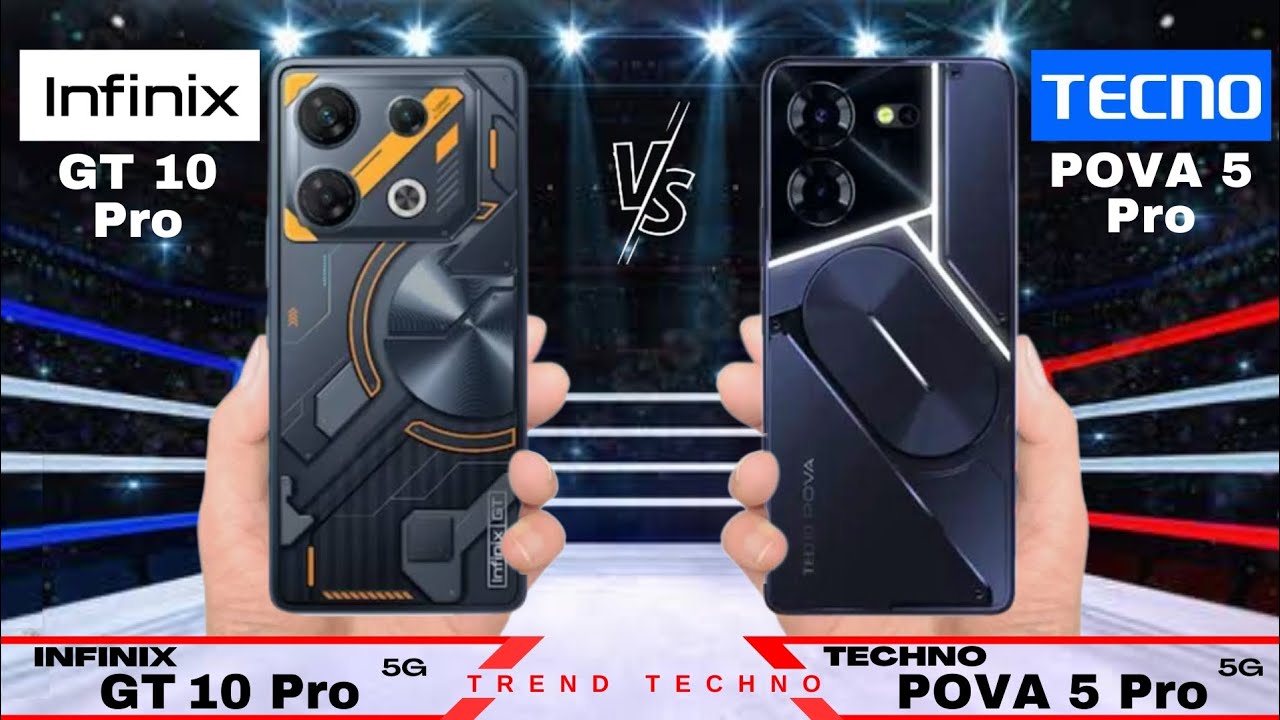Infinix GT 10 Pro 5G Vs Techno Pova 5 Pro 5G - Detail Comparison - YouTube
