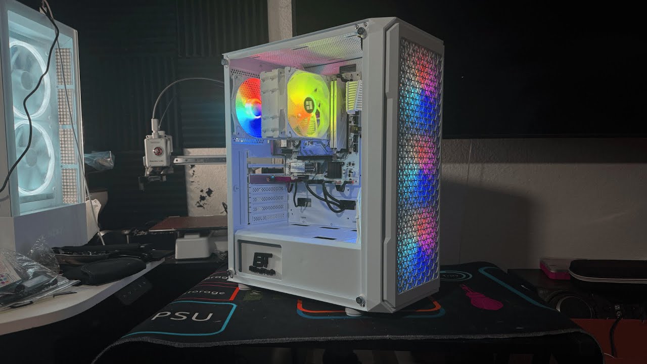 DIYPC S3 TG LED White Review - YouTube