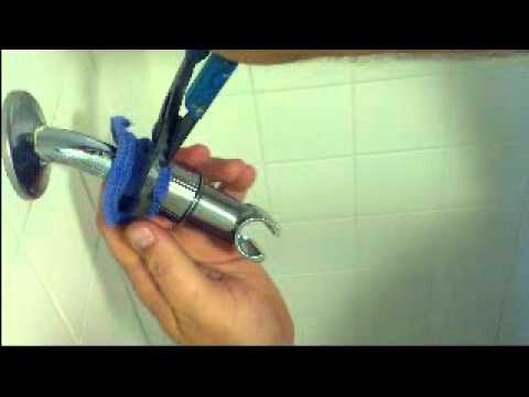 Hand Held Shower Head -installation - YouTube