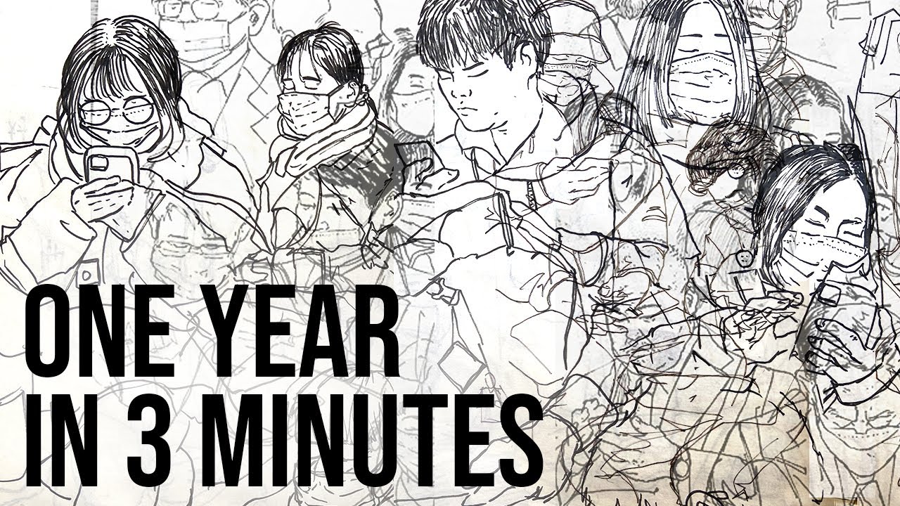I drew on the train in Tokyo every day for one year to get better at ...