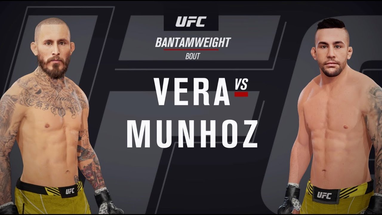 UFC 292 Vera vs Munhoz Bantamweight Fight Simulation 🇪🇨🇧🇷👊🎮 EA Sports ...