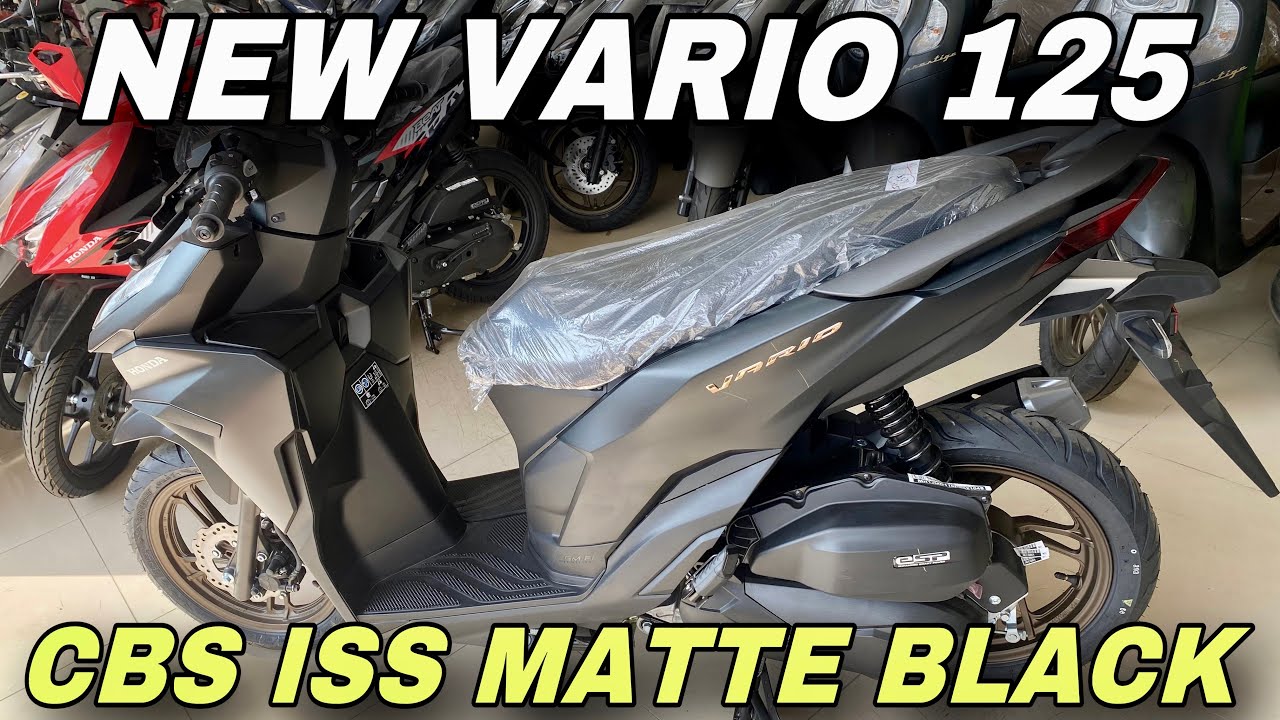 NEW VARIO 125 CBS ISS MATTE BLACK 2024 LEBIH ELEGAN DARI SEBELUMNYA 🔥🔥 ...