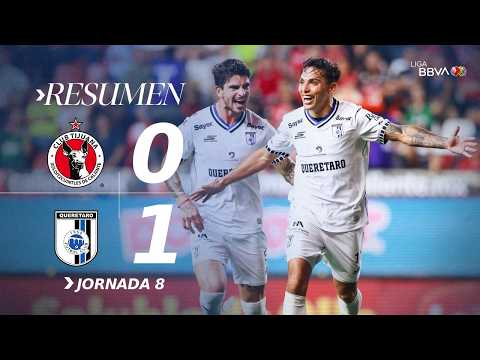 XOLOS 0-1 GALLOS J8 AP26 | Querétaro gana en la frontera y corta la racha positiva de Xolos en casa