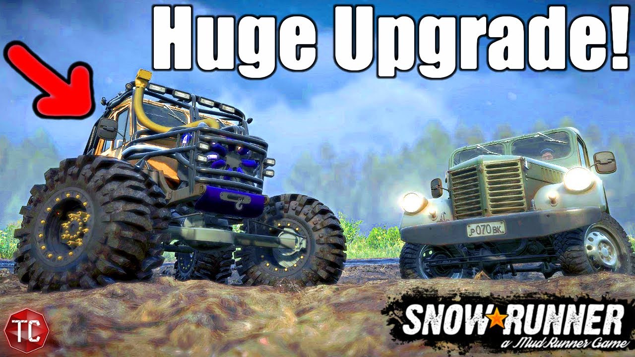 SnowRunner: The TUZ 166 got a MASSIVE UPGRADE! - YouTube