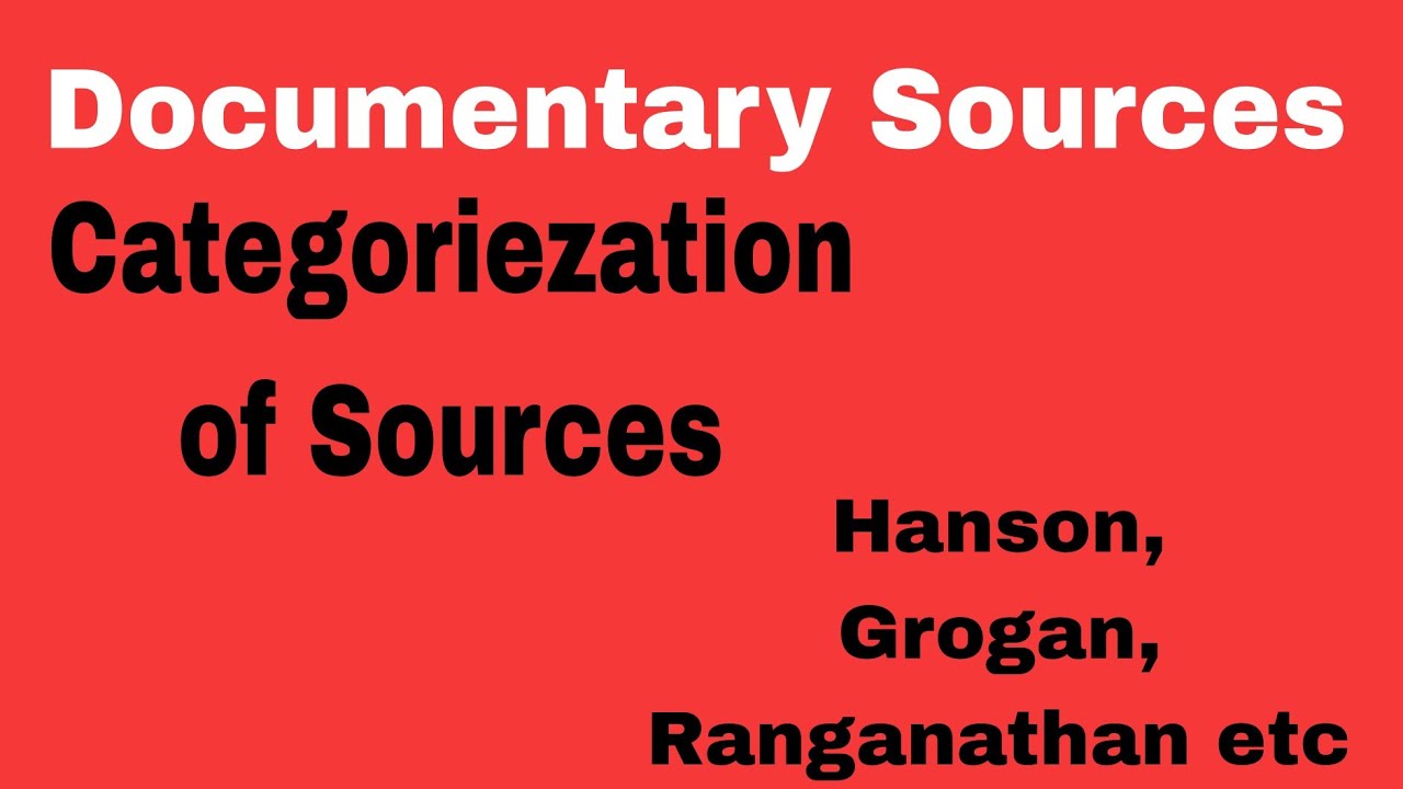 Categorization of Information Sources in Primary/Secondary/Tertiary by ...