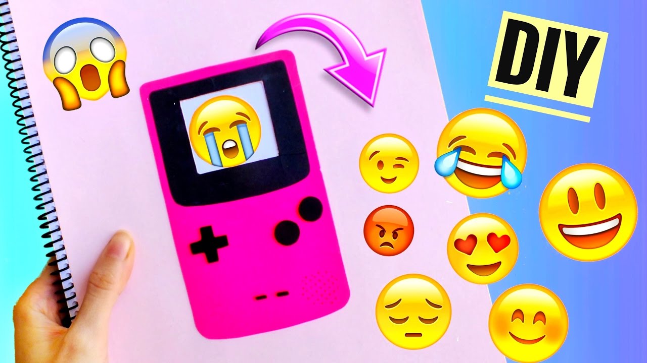 DIY EMOTION CHANGING NOTEBOOK | School supplies - YouTube