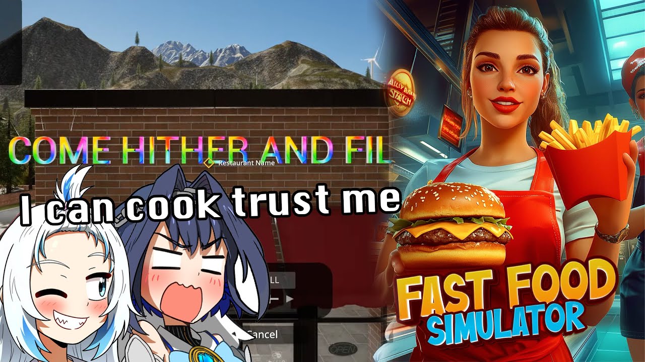 Gura and Kronii Open a Hamburger Store | 『Hololive』 - YouTube