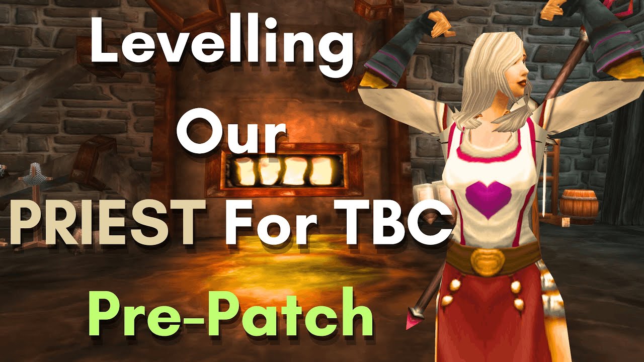 World of Warcraft Classic TBC Waiting Room | Fresh Human Priest | Pre ...