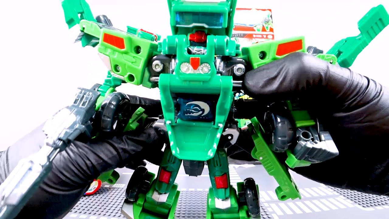 헬로카봇 스톰다이버 변신 합체!!! Hello Carbot Storm Diver Transformation Combination ...