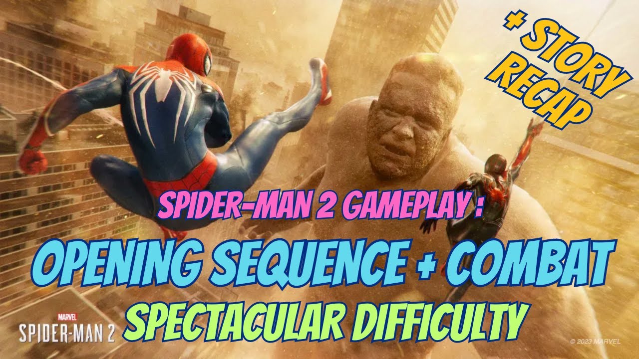 Wowza!!! Spider-Man 2 | Sandman Battle Opening Sequence and Combat ...