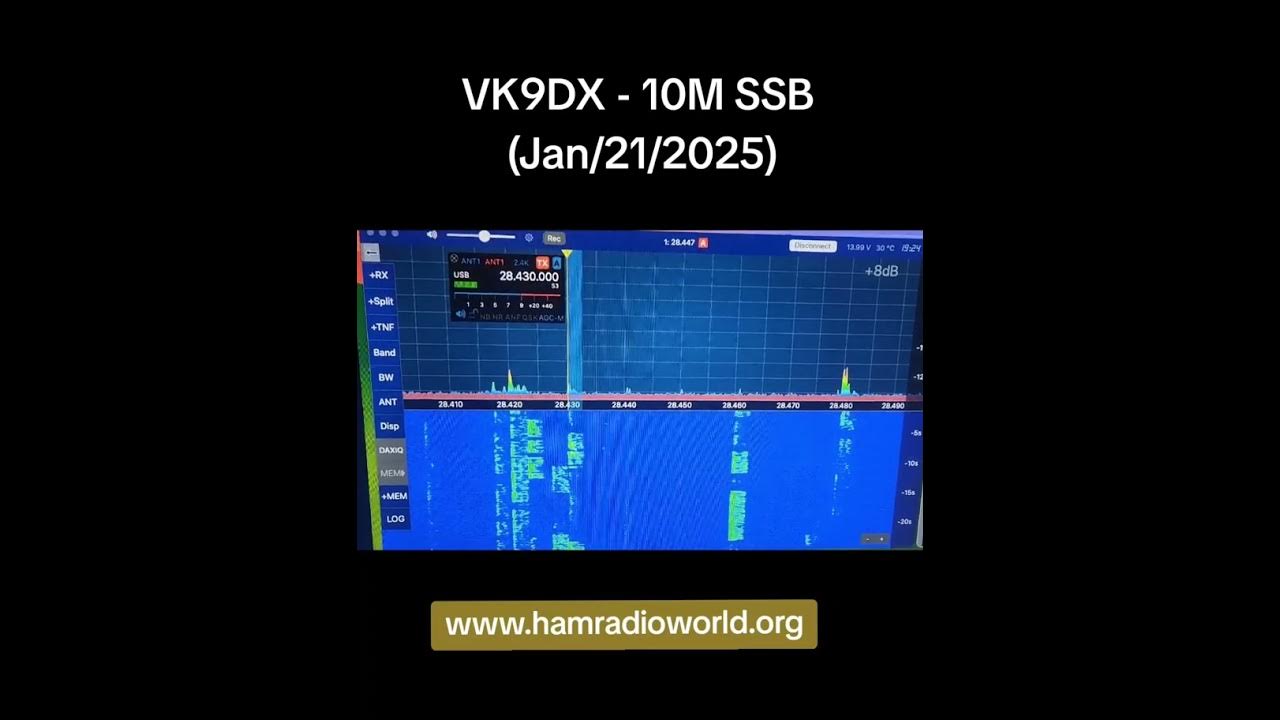 VK9DX - 10M SSB (Jan/21/2025) - YouTube