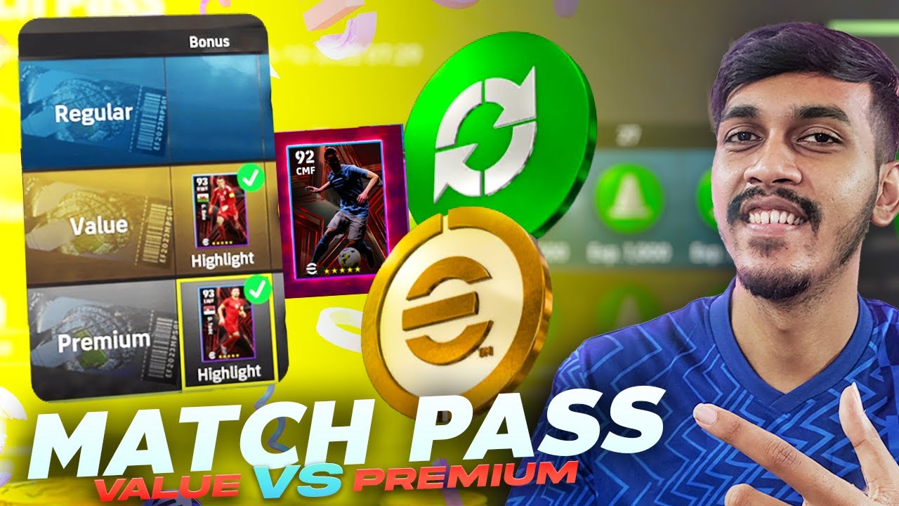 VALUE MATCH PASS VS PREMIUM MATCH PASS in eFootball23🔥| Which to Buy ...