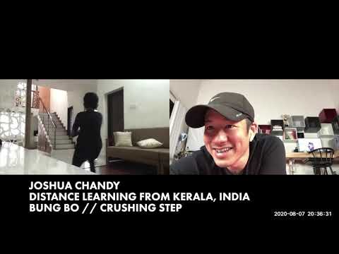Joshua Chandy Learning Bung Bo // Crushing Step through Zoom - YouTube