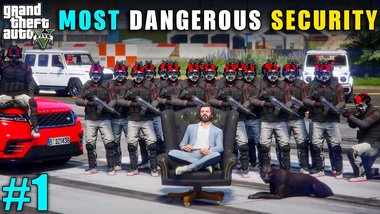 MOST DANGEROUS SECURITY GUARDS FOR MICHAEL | GTA V GAMEPLAY #1 - YouTube