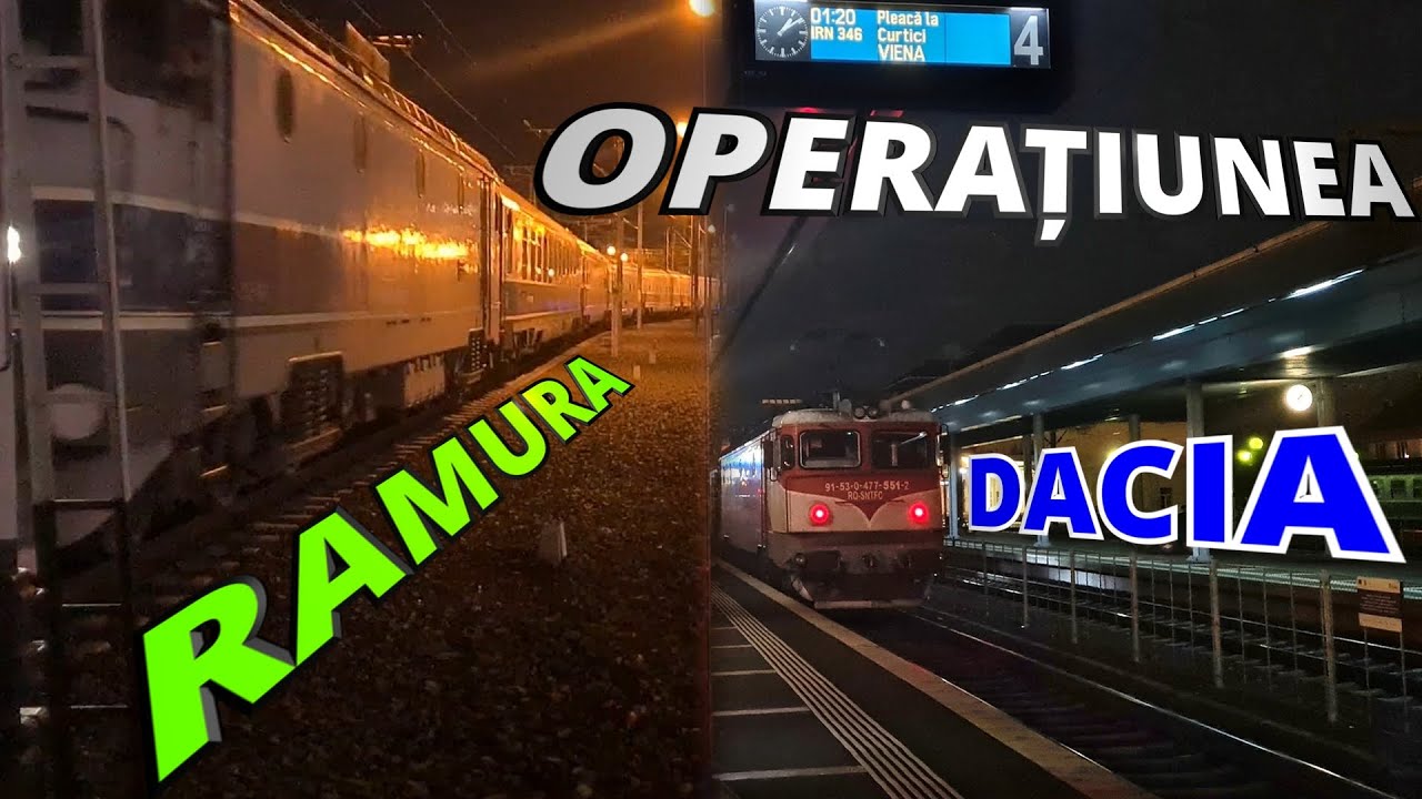 TRENUL IRN 346 DACIA ȘI NOUL TREN IR 349 PRIN CRAIOVA - Întâlnirea la ...