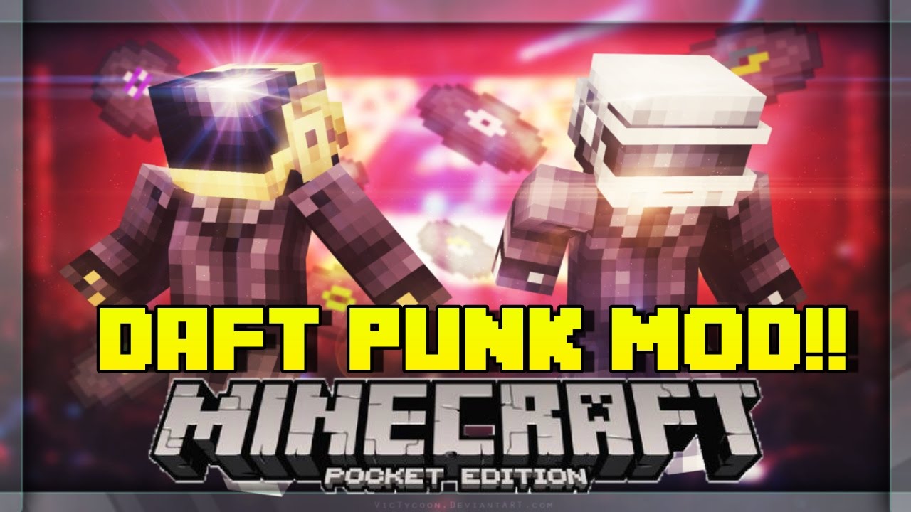 Minecraft PE 0.14.0 | DAFT PUNK Mods Para Minecraft Pocket Edition 0.14.0 - YouTube