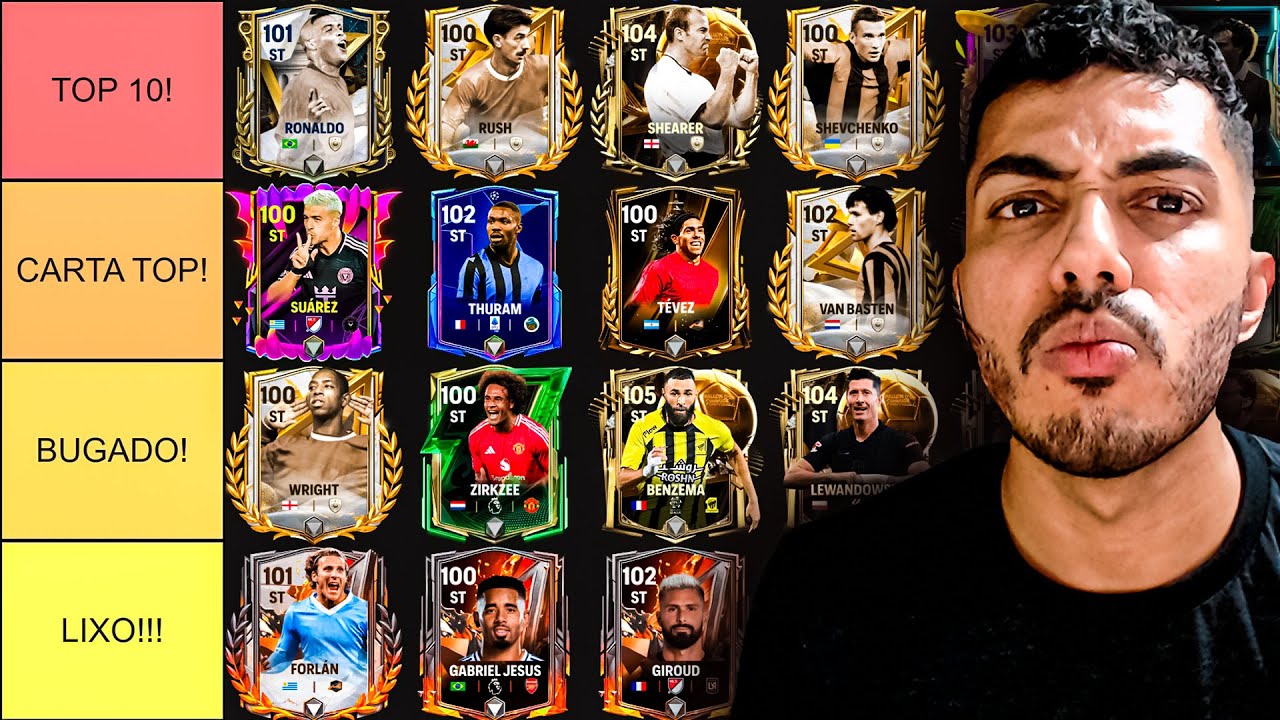 🚨 TOP 10 ATACANTES DO FC MOBILE 25 🔥😱 | TIER LIST 100% ATUALIZADA 💎 ...