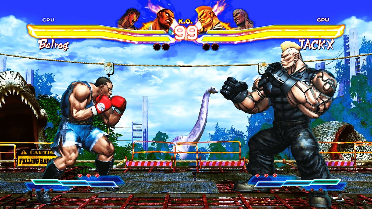 Balrog & Ryu vs Jack X & Bryan (Hardest) Street Fighter X Tekken - YouTube