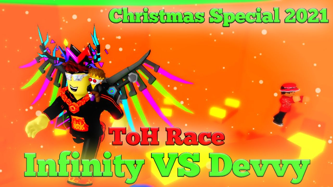 *CHRISTMAS SPECIAL 2021* Tower Of Hell Race - Infinity VS Devvy - YouTube