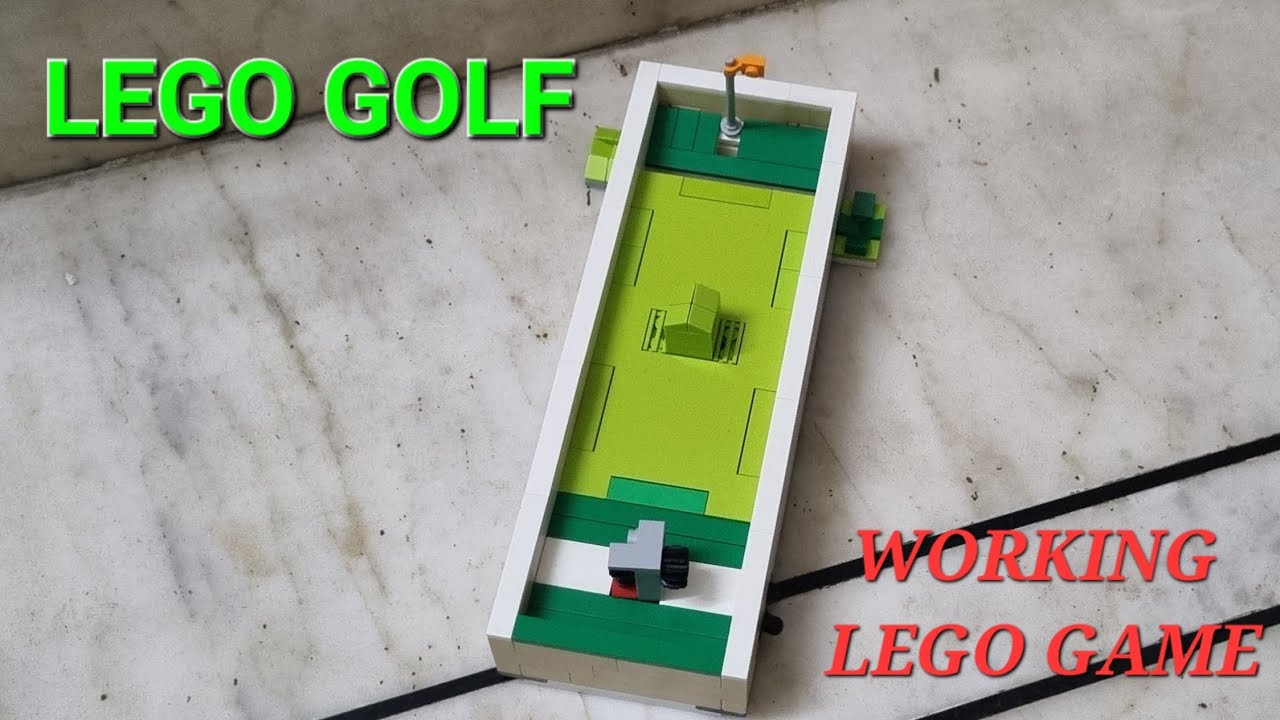 Lego golf- Working lego game - YouTube