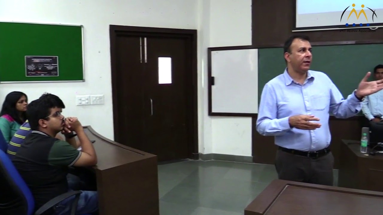 Amit Banga Batch of 1992 at IMT Campus - YouTube
