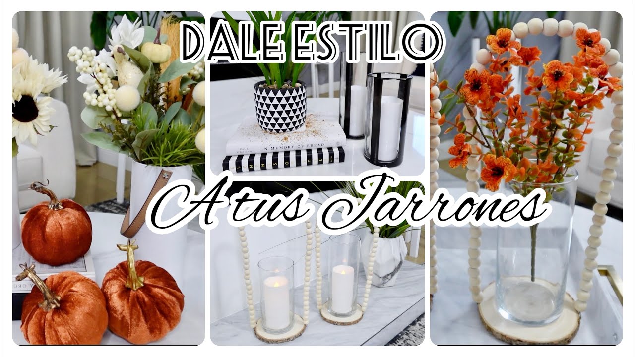 COMO HACER JARRONES ELEGANTES Y CON ESTILO #diyjarrones #savvysandy ...