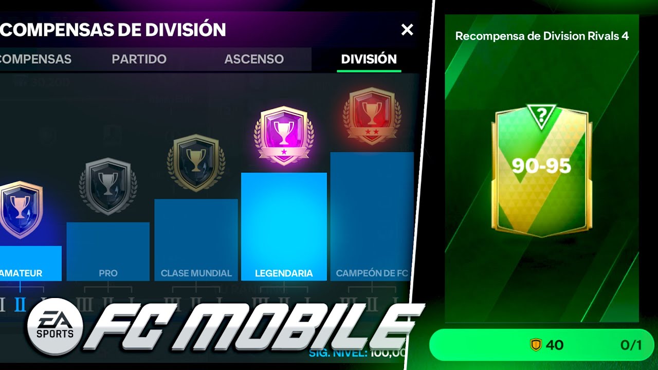 SUBIENDO DE RANKING EN FC MOBILE 24 !!! PUNTOS DIVISION RIVALS ...