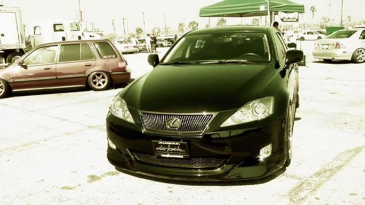 Chrome & Black Modified Lexus IS350 - YouTube