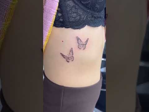 Butterfly Tattoo on My Body! 🦋✨ | Melanie Latooy Tattoo Reveal