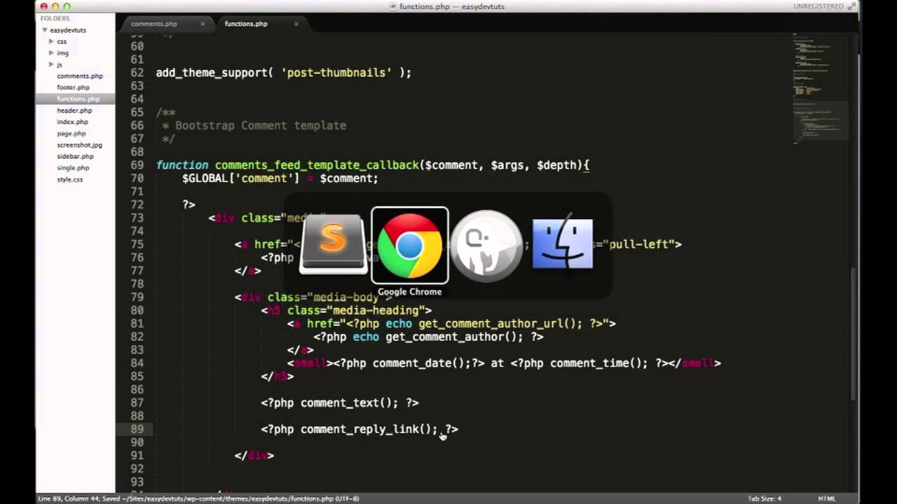 Wordpress Development Tutorials - pt 13: comment section - YouTube
