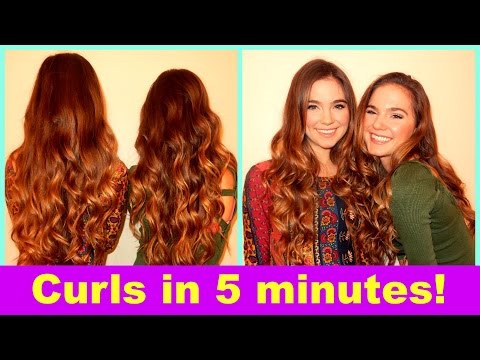 5 Minute Curls With Nina And Randa!