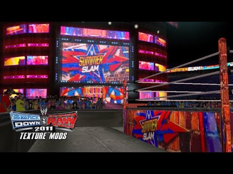WWE SummerSlam 2017 Arena Textures | SvR 2011 Mods - YouTube