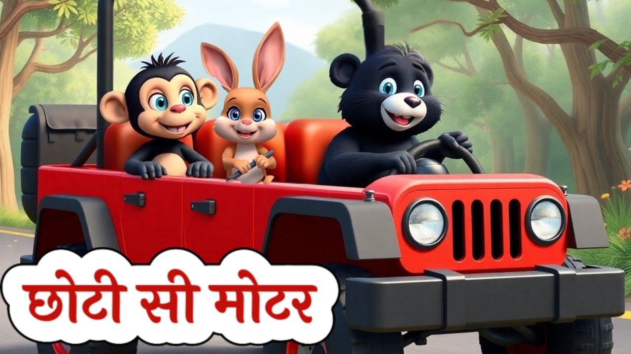 Choti Si Gadi 🚗| छोटी सी गाड़ी | Hindi Rhymes for Kids - YouTube