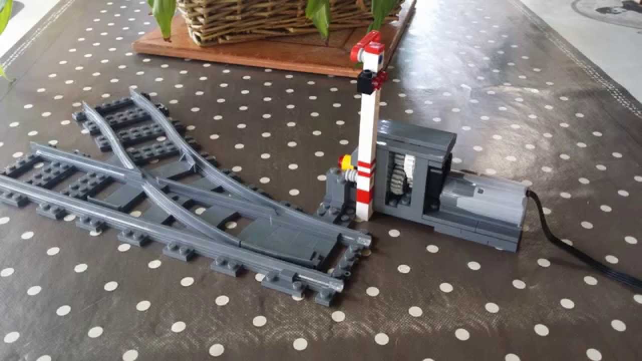 LEGO Tuto montage aiguillage automatique - YouTube