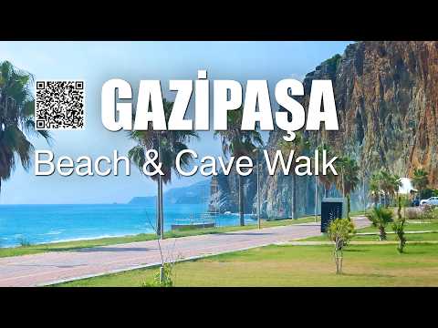 TRIP to GAZiPAŞA: Beach & Cave Walk | Turkey Travel 4K 60fps