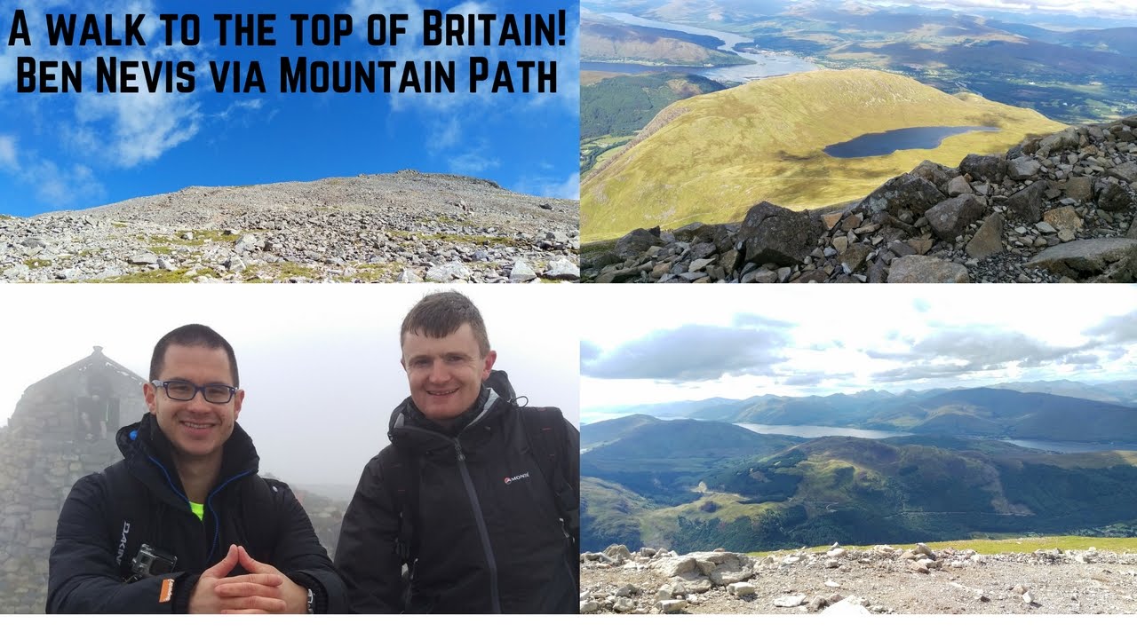 A walk up Ben Nevis via the Mountain Path - Stunning Scottish Scenery ...