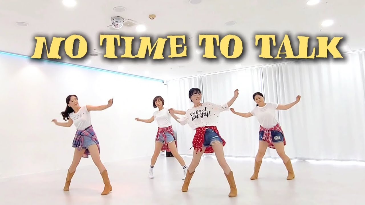 No Time to Talk Line Dance | Intermediate | Karl-Harry Winson - YouTube