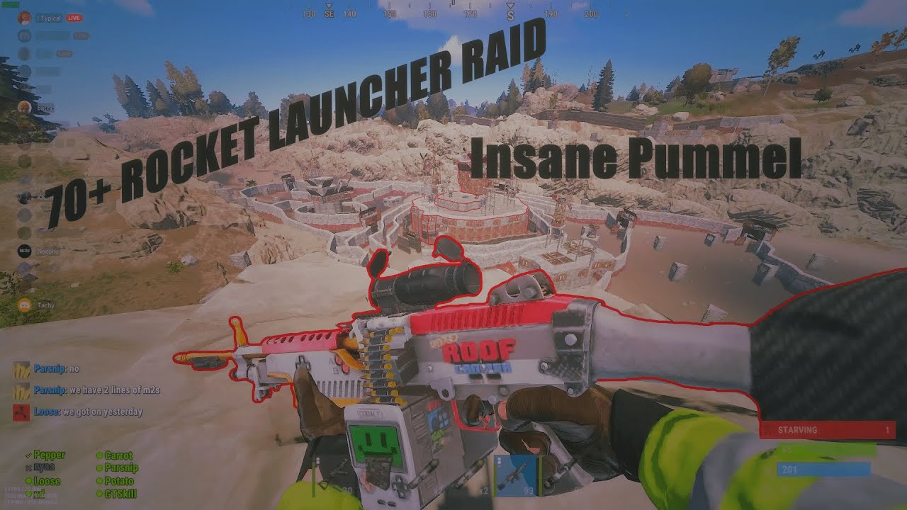 RUST | The Reckoning | 70+ Launcher Online Raid | Insane pummel | EWOK ...