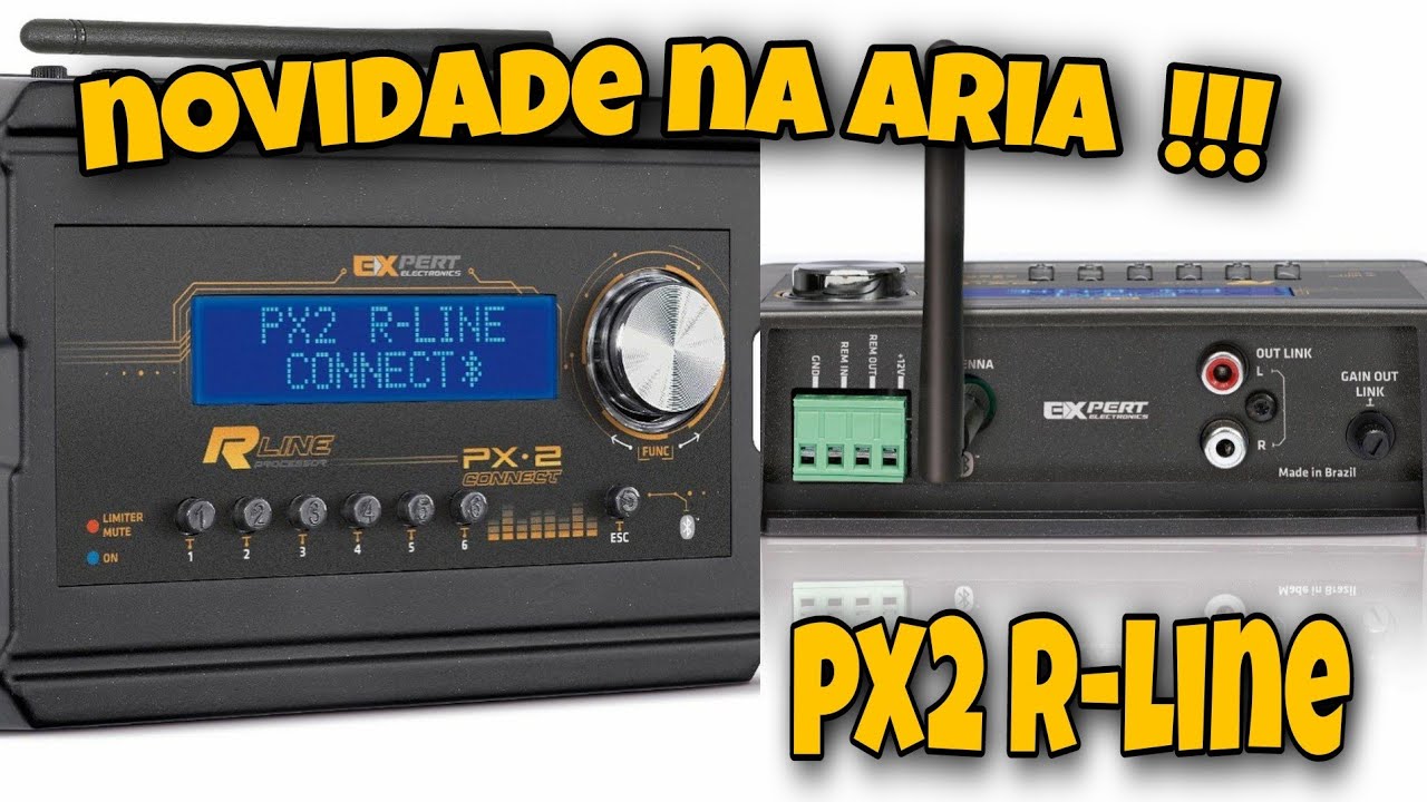 novo processador expert px2 r-line - YouTube
