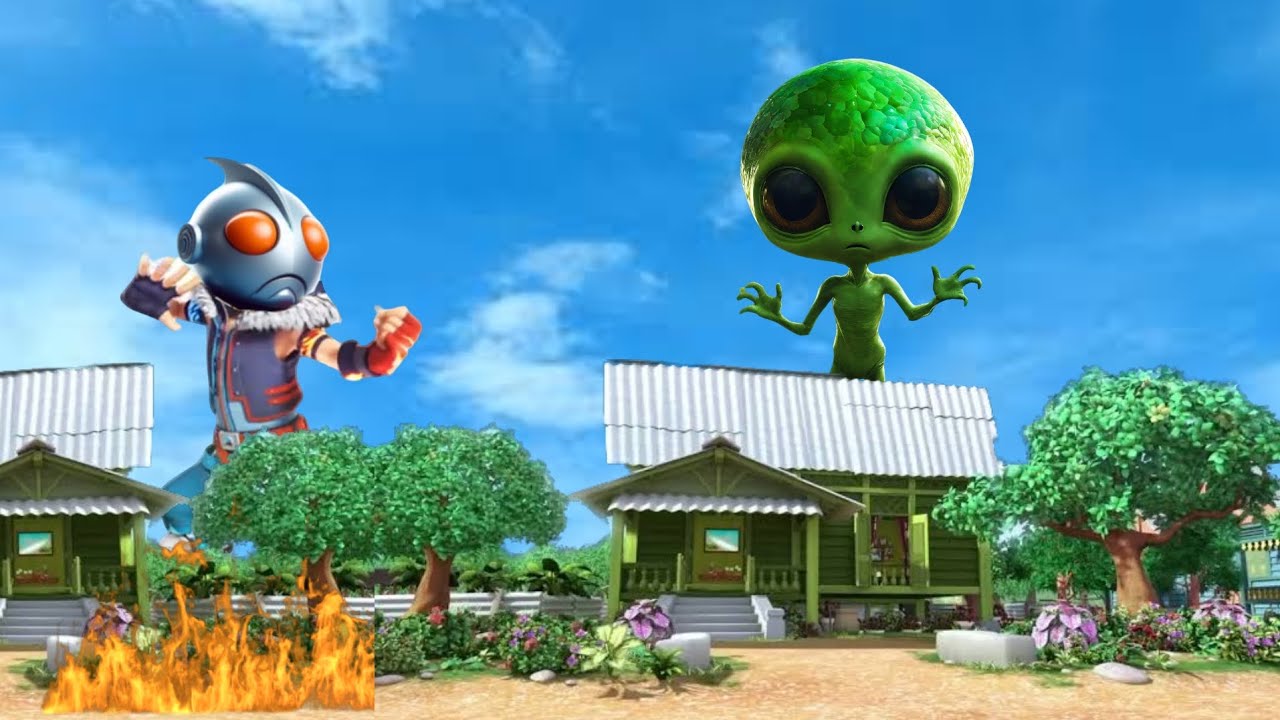 Ultramen ketot frosfire melawan tuyoel ijo - YouTube