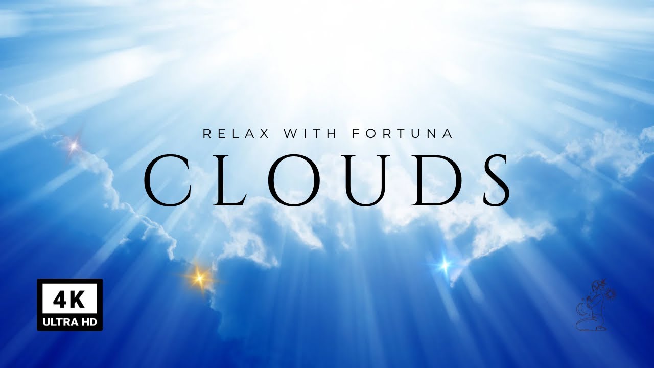 Blue Dream Calm Clouds Sky Relaxing Music | Deep Sleep Music - YouTube