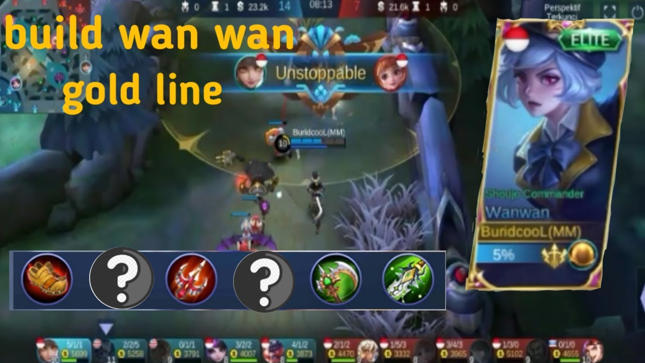 GAME PLAY WAN WAN GOLD LINE''/MOBILE LEGEND - YouTube