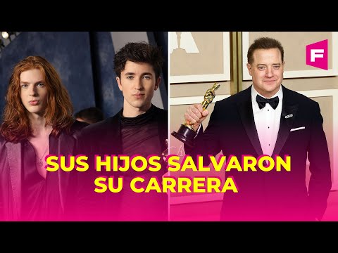 Los hijos de Brendan Fraser salvaron su carrera y la historia te hará llorar