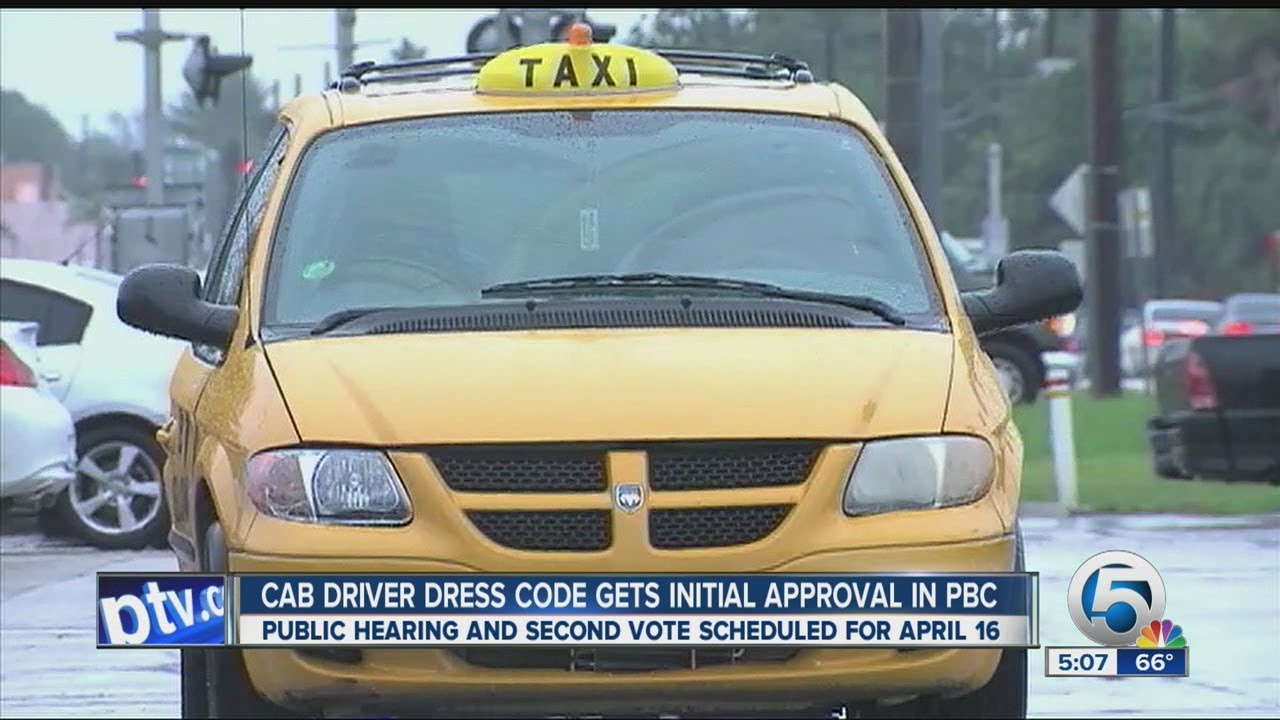 Cab driver dress code gets initiall approval - YouTube