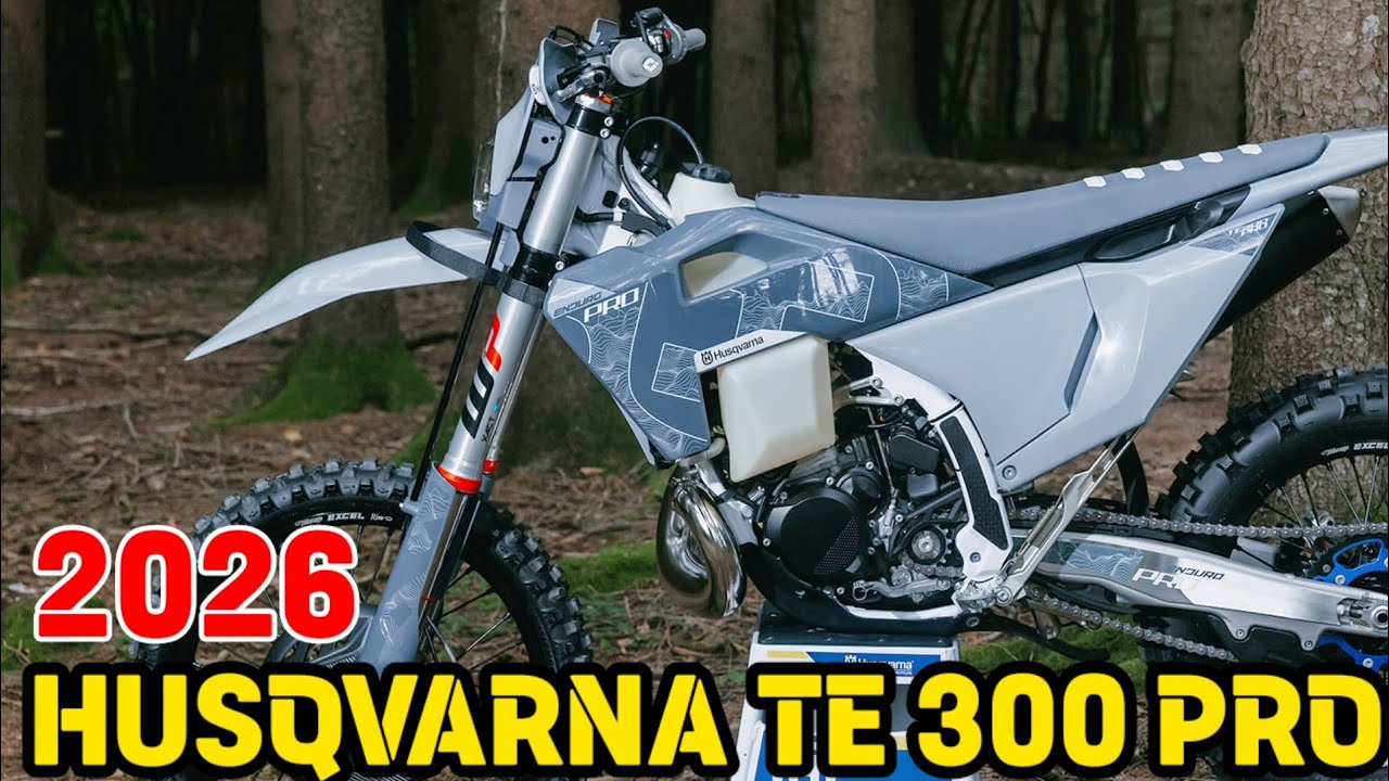 Husqvarna TE 300 Pro 2026 Pure 2 Stroke Power - YouTube