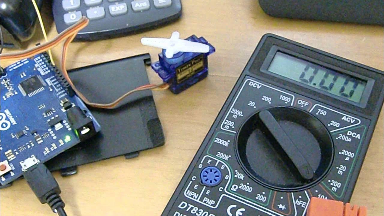 Servo SG90 controlado con arduino - YouTube
