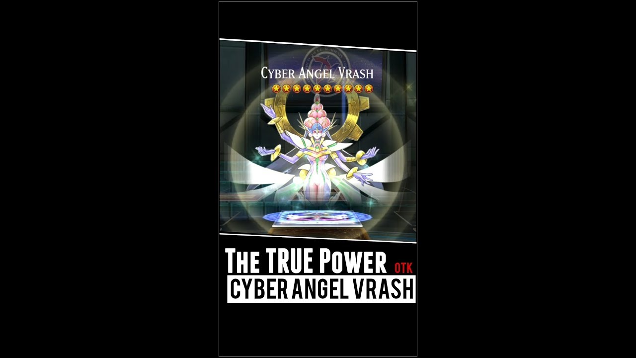 Yugioh Duel Links - Wow! THIS is the TRUE Power of Cyber Angel Vrash! - YouTube