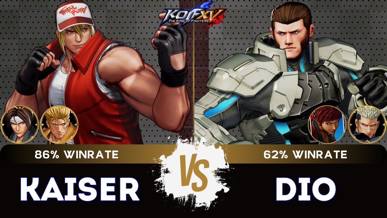 KOF XV🎞️KAISER (Ryo/Kyo/Terry) vs DIO (Vice/Goenitz/Maxima) 🎞️Replay ...