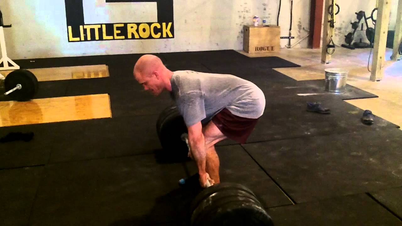 CROSSFIT LITTLE ROCK 501 (Tempo Deadlift)--DAVID WOOD - YouTube